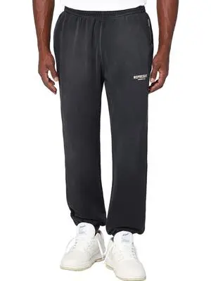 REPRESENT Washed Jogging Pants - Black