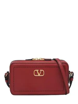Valentino Garavani Small Leather Crossbody Bag - Brown