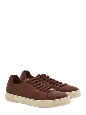 SALVATORE FERRAGAMO Leather Low-Top Sneakers