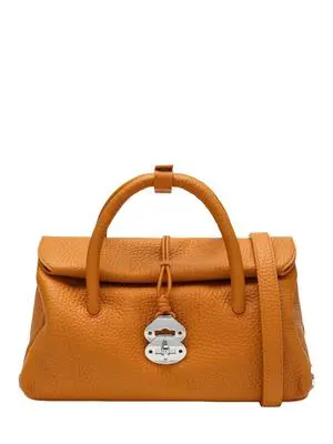 ZANELLATO Dotta Small Leather Bag - Orange