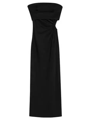 Max Mara Bustier Maxi Dress - Black