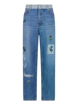 MARNI Embroidered Jeans
