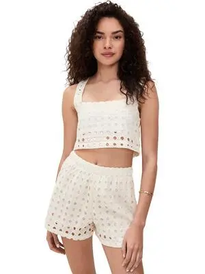 LE BOP Eyelet Tank - Ivory