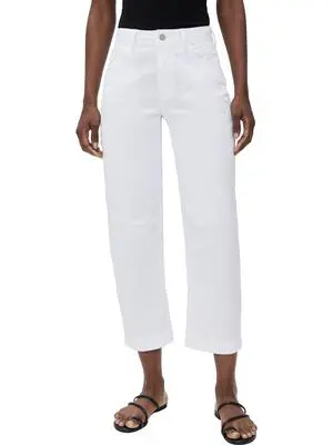 Joe's Jeans The Wilder Relaxed Barrel Jeans - White