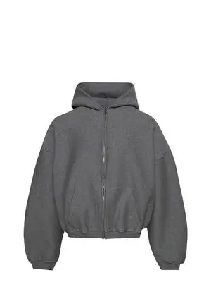 Alexander Wang Zip-up Hoodie With Matte Star Logo - A