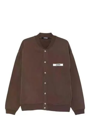Jacquemus The Gros Grain Press-stud Cardigan - Brown