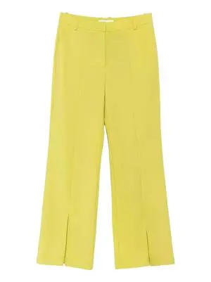 Marc O'polo Split-hem Straight Trousers - Green