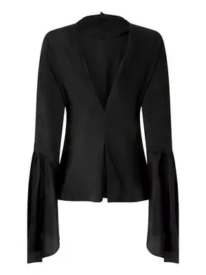Pinko V-neck Blouse - Black