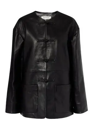 RÓHE Leather Jacket - Black