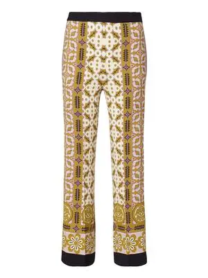 La DoubleJ Printed Straight Pants - Multicoloured