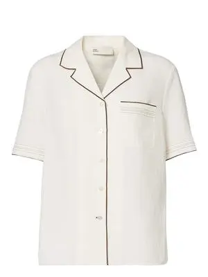 Tory Burch Short-sleeved Shirt - White