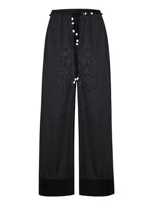 Sir The Label Azura Wide-leg Pants - Black