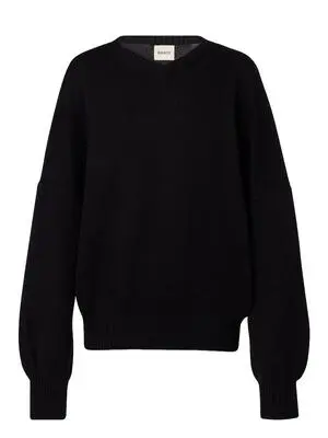 Khaite Wolfe Cashmere Sweater - Black