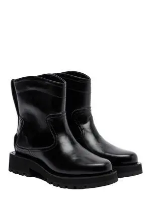 GANNI Studs Ankle Boots - Black