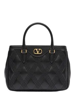 Valentino Garavani Quiltie Small Tote Bag - Black