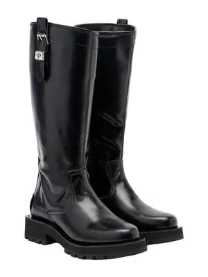 GANNI Studs Knee-high Boots - Black