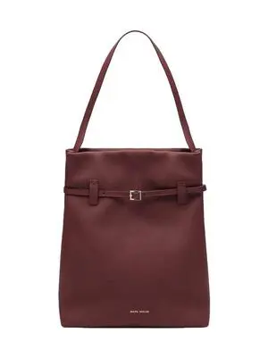 Manu Atelier Tote Du Jour Suede Tote Bag Red