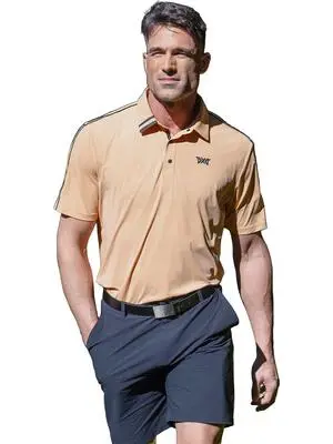 PXG Comfort Fit Fine Line Polo - Stone Fruit