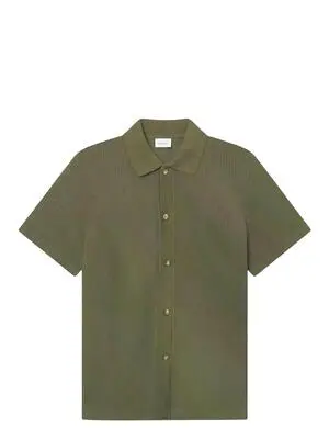 LES DEUX Cotton Shirt - Green