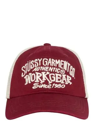 StÜssy Low Profile Workgear Strapback - Red