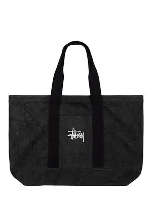 StÜssy Canvas Extra Large Tote Bag - Black