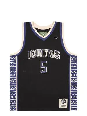 DENIM TEARS Game Jersey - Black