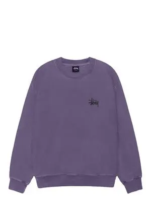 StÜssy Basic Crewneck - Purple