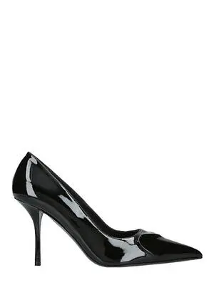 Alaïa Le Cœur 90 Patent Leather Pumps - Black