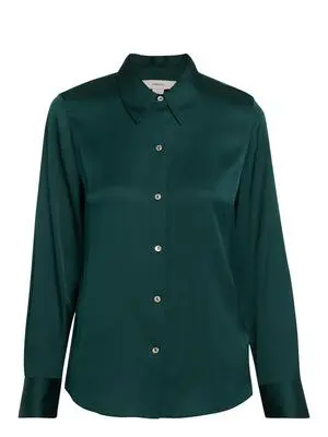 Vince Classic Slim-Fit Shirt Juniper