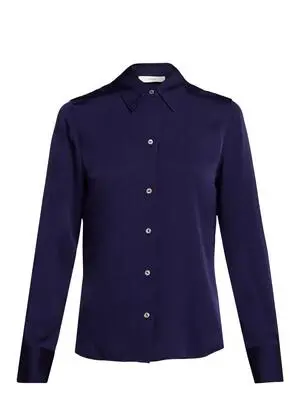 Vince Classic Slim-Fit Shirt Twilight