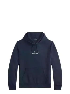 Polo Ralph Lauren Double-knit Logo Hoodie - Blue