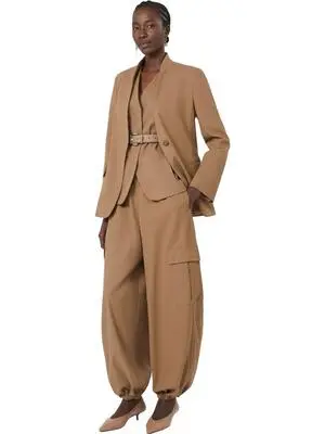 Max Mara Cotton Twill Jacket - Hazelnut Brown