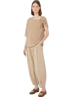 Max Mara Relaxed-fit Cotton And Viscose Sweater - Sand