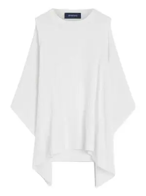 Max Mara Fitted T-shirt With Contrast Back - White