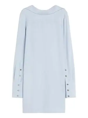 Max Mara Silk Crêpe De Chine Tunic - Sky Blue