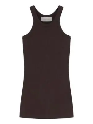 Max Mara Silk Blend Tank Top - Dark Bown