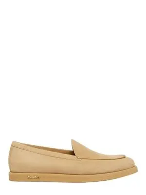 Max Mara Suede Loafers - Camel