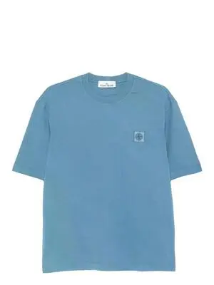 Stone Island Logo-patch Short-sleeve T-shirt - Blue