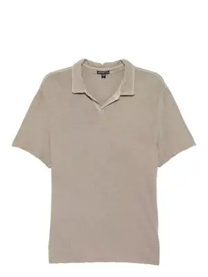 JAMES PERSE Slub Polo Top - Green