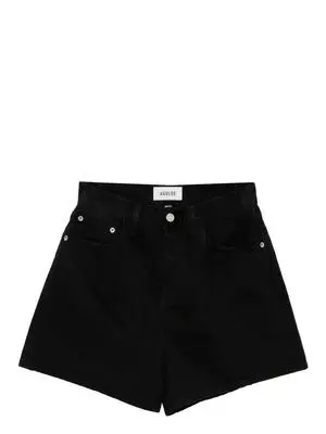 AGOLDE Rhoda Cotton Shorts - Holt Holt (flat Marbled Blk)