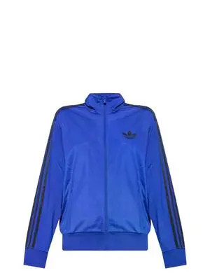 Adidas Firebird Three-stripe Zip-up Sweatshirt - Blue
