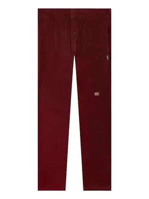 ADVISORY BOARD CRYSTALS Logo-patch Trousers - Red