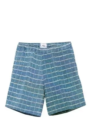 BONSAI Check Denim Shorts