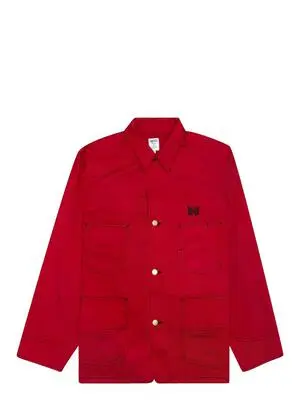 Needles X Smith's Embroidered Shirt Jacket - Red