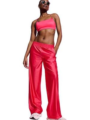 Victoria's Secret Vsx Glossytech™ Wide-leg Pant - Pink