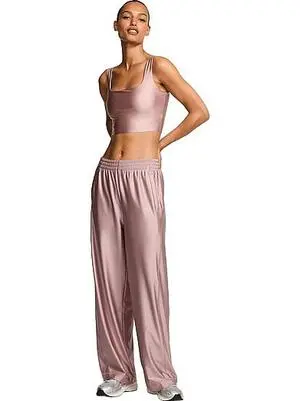 Victoria's Secret Vsx Glossytech™ Wide-leg Pant - Red