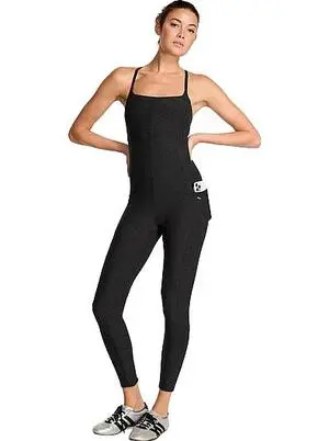 Victoria's Secret Vsx Luxmarl™ Strappy Jumpsuit - Black