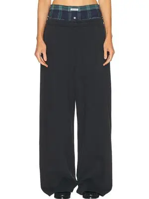 Acne Studios Felle Sweat Pant - Black & Green
