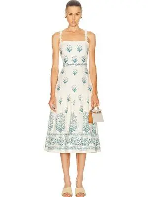 Agua Bendita Nispero Ceiba Midi Dress - Multicolor