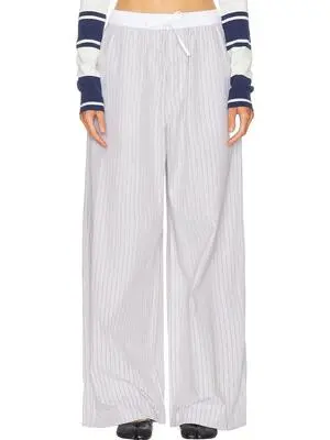 Acne Studios Striped Pijama Pant Multi Brown
